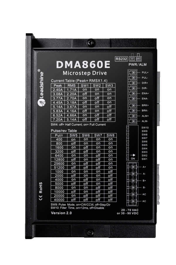 STEROWNIK Leadshine DMA860H/E - Kartier | Plotery laserowe CO₂ ...